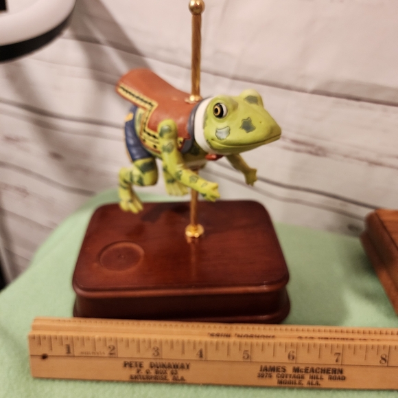 San Francisco | Accents | Frog Carousel Music Box San Francisco | Poshmark
